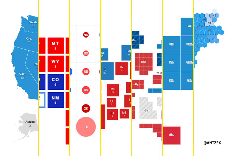 Data Visualization: US Election 2020 – designPuli